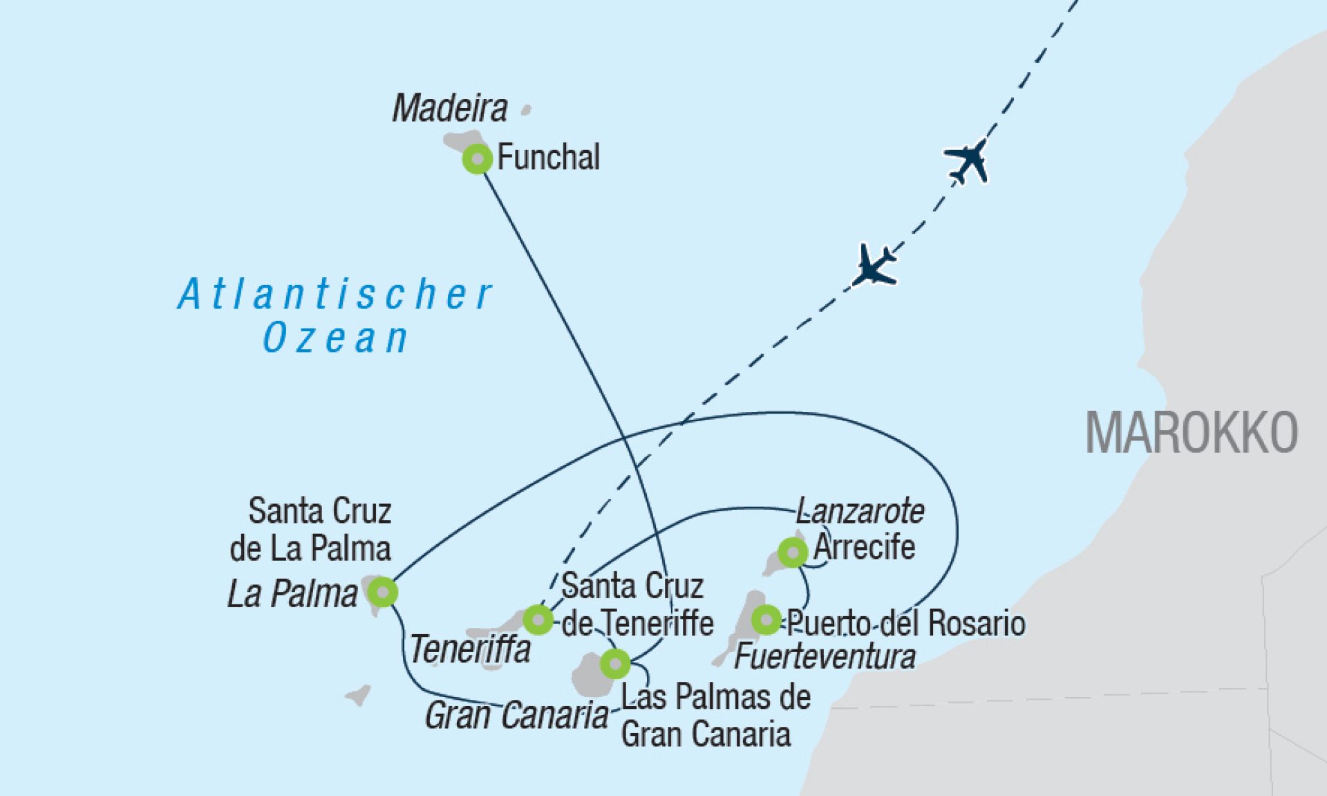 Kreuzfahrt Kanarische Inseln & Madeira- Reisebüro iDEALTOURS